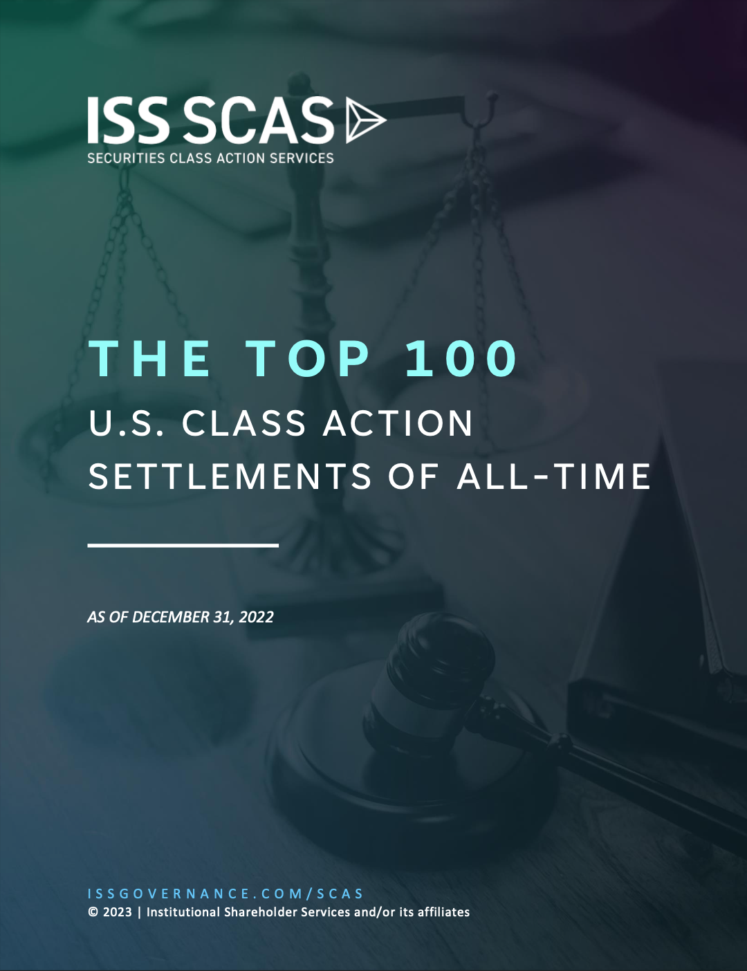 Top 100 Settlements of 2022 - ISS-SCAS